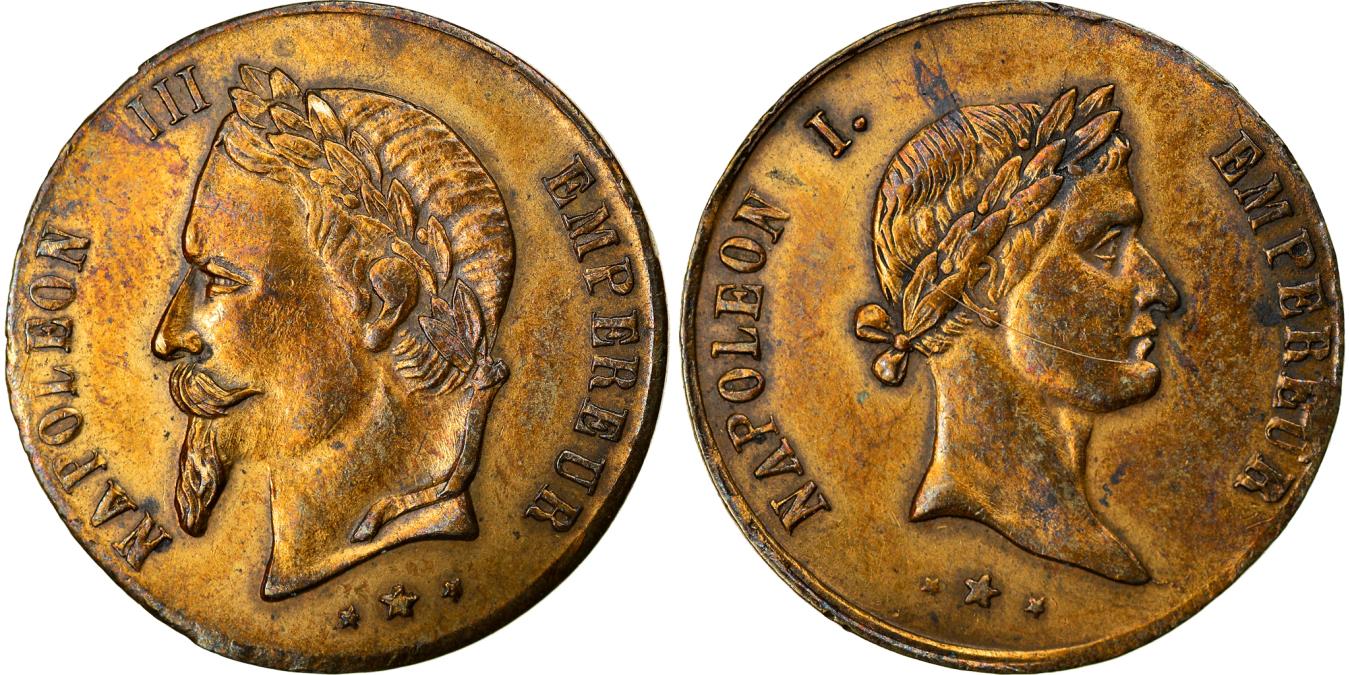 France, Token, Napoléon Ier, Napoléon III, Empereurs, History,