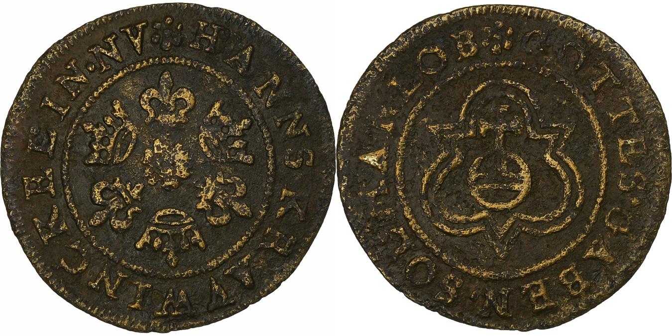 France, Token, Jeton de Compte à la Rose, Hans Krauwinckel, Nuremberg ...