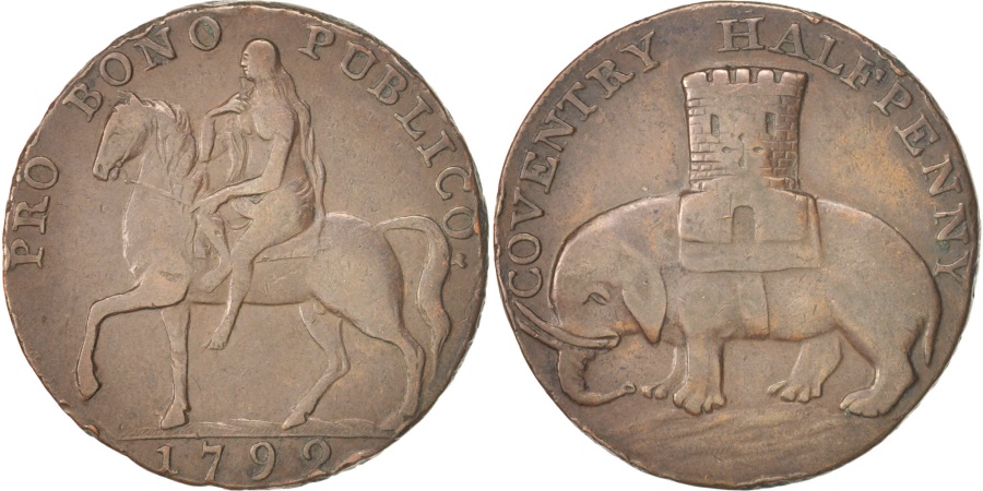 United Kingdom , Token, Trades, Warwickshire, Coventry, Conder Token, 1799