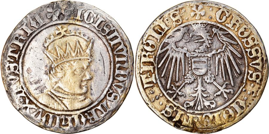 Coin, German States, Sigismund von Tirol, Pfundner, 1439-1496, Hall,