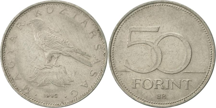 Hungary, 50 Forint, 1995, Budapest, , Copper-nickel, KM:697 | European ...