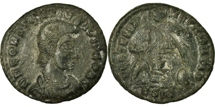 Coin, Constantius Gallus, Follis, 351-354, Siscia, , Copper, RIC:351
