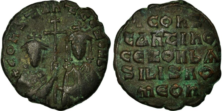 Coin, Constantine VII Porphyrogenitus, Follis, Constantinople, , Copper