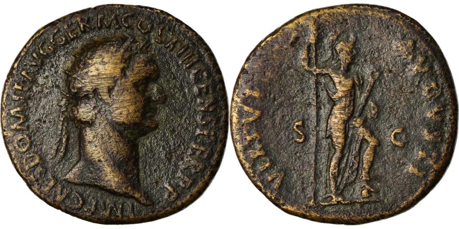 Coin, Domitian, Dupondius, 88-89, Rome, , Bronze, RIC:645 | Roman ...