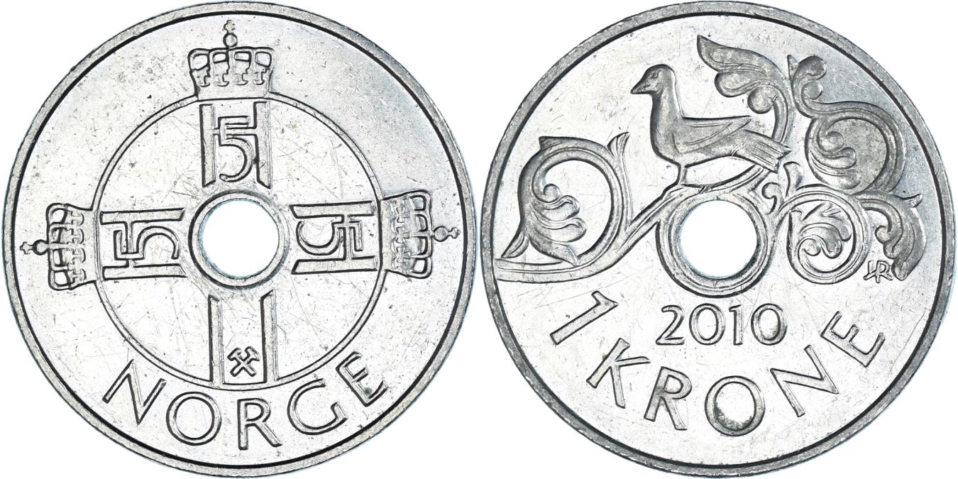 Coin Norway Krone 2010 European Coins Coin Norway Krone 2010 European Coins