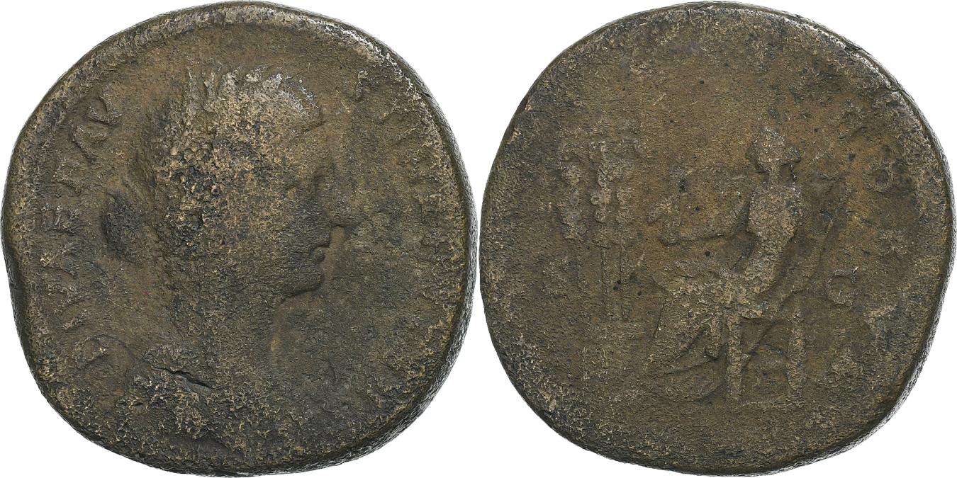 Diva Faustina II, Sestertius, 176-180, Rome, Bronze, , RIC:1711