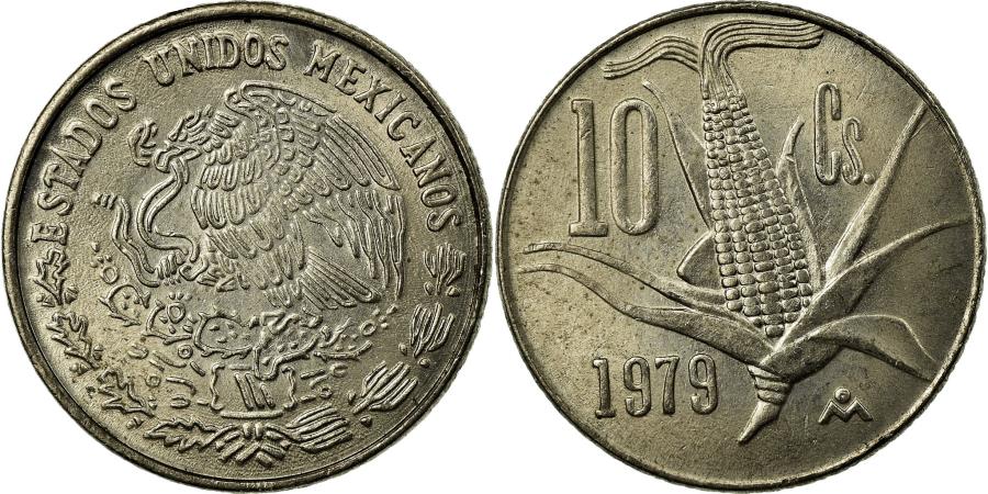 Coin, Mexico, 10 Centavos, 1979, Mexico City, , Copper-nickel, KM:434.1
