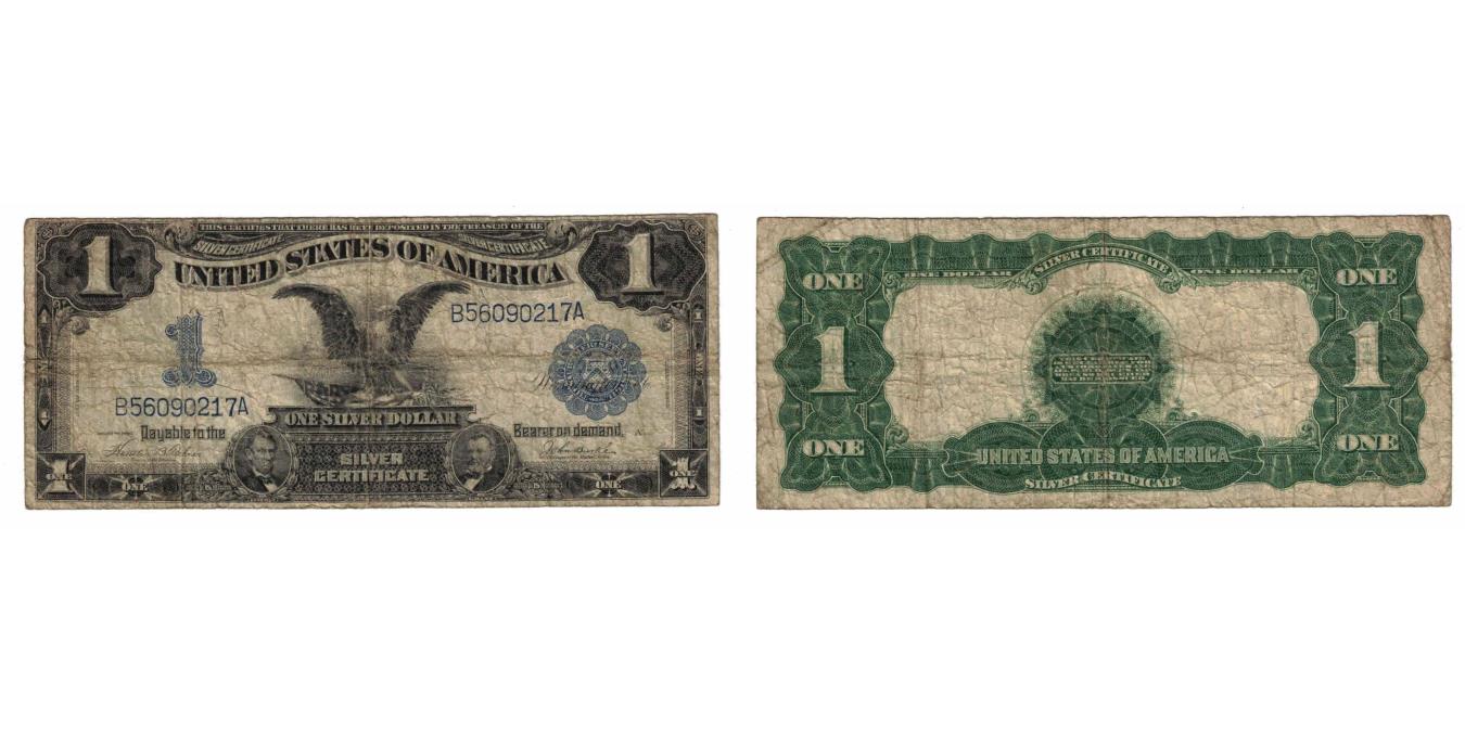 Banknote, United States, One Dollar, 1899, KM:51, VF(20-25) | US Paper ...