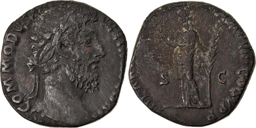 Coin, Commodus, Sestertius, 187, Rome, , Bronze, RIC:497 | Roman ...