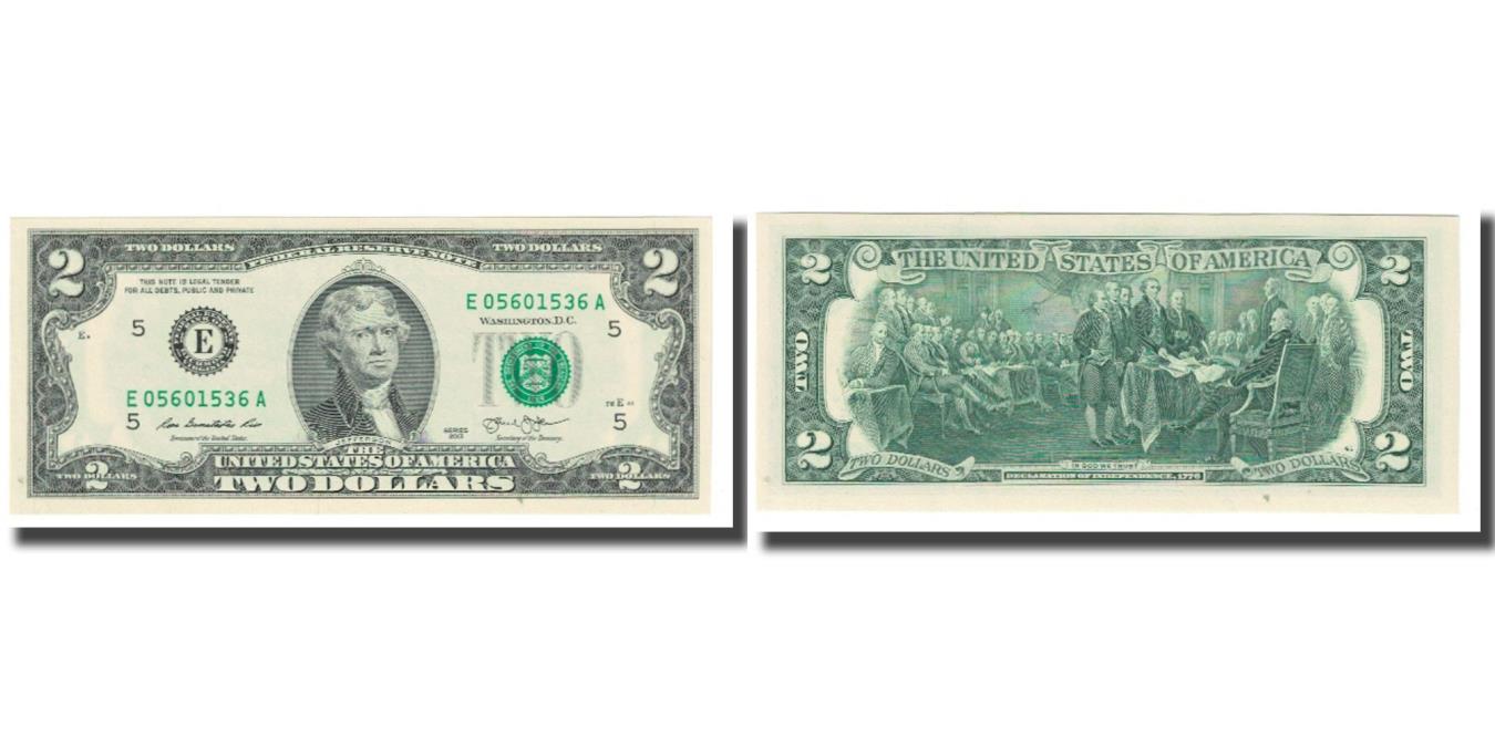 Banknote, United States, Two Dollars, 2013, WASHINGTON, UNC(65-70)