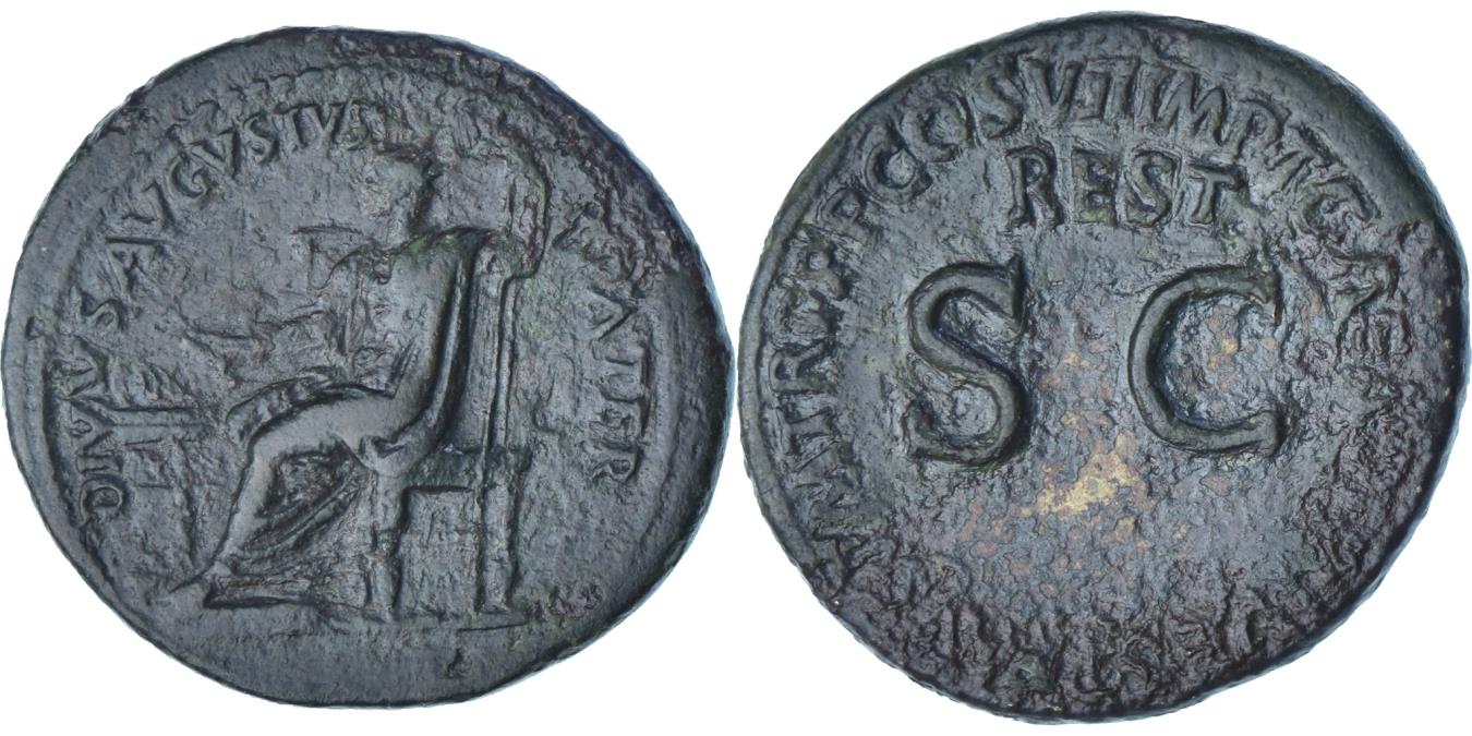 Titus, Sestertius, 80-81, Rome, Very rare, Bronze, , RIC:401 | Roman ...
