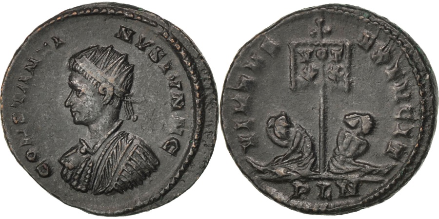 Constantine II, Nummus, London, , Copper, RIC #198, 3.47 | Roman ...