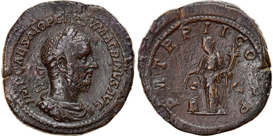 Coin, Macrinus, Sestertius, AD 217-218, Roma, , Bronze, RIC:146