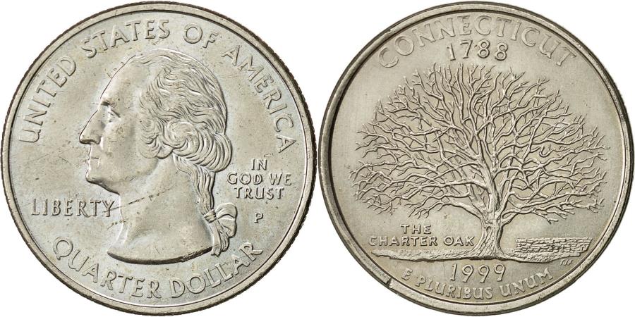 United States, Quarter, 1999, U.S. Mint, Philadelphia, , Copper-Nickel