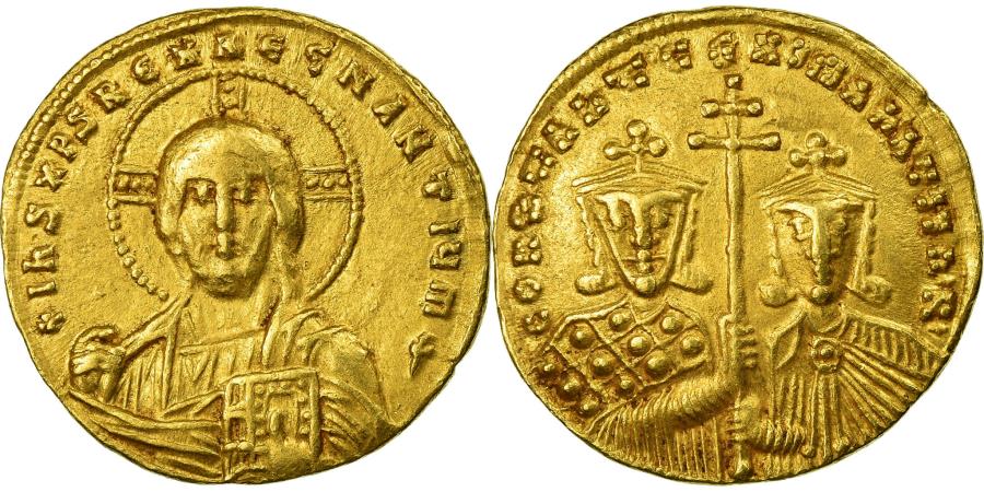 Coin, Constantine VII Porphyrogenitus, Solidus, 950-955, Constantinople