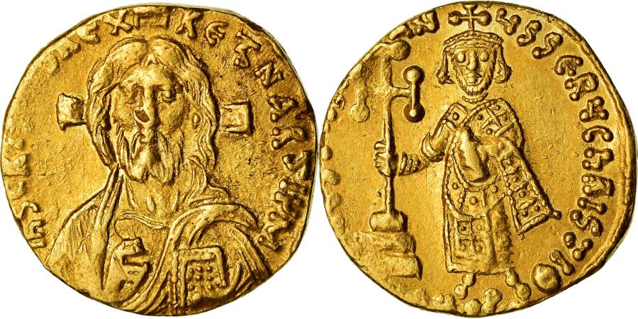 Coin, Justinian II, Solidus, 692-695, Constantinople, , Gold, Sear:1248