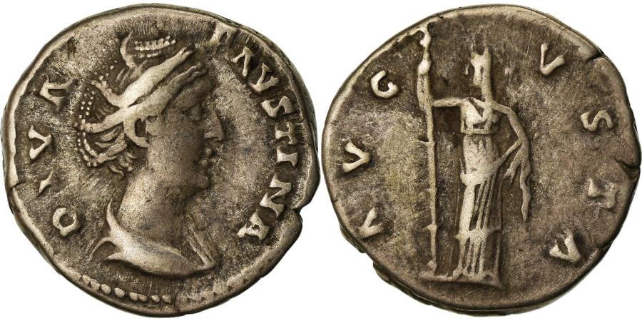 Coin, Faustina I, Denarius, 148, Rome, , Silver, RIC:362 | Roman ...