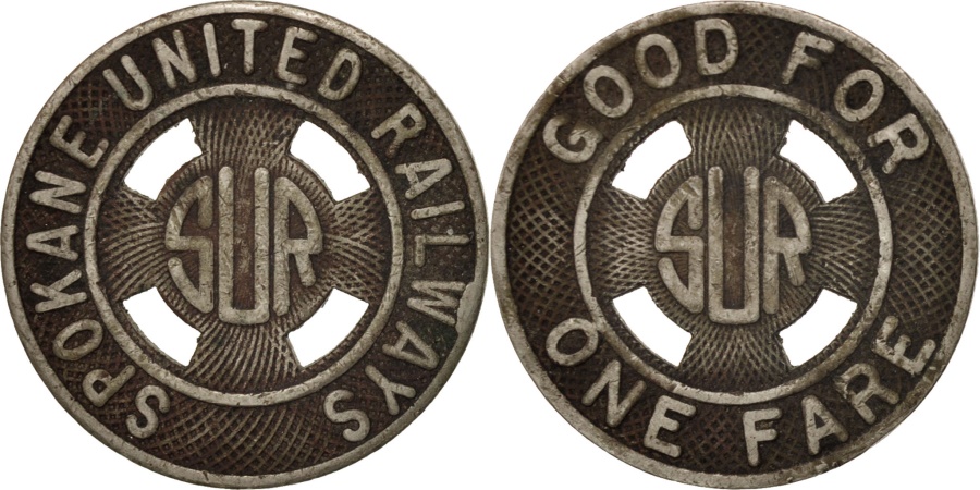 United States, Token, Spokane United Railways | Tokens & Medals
