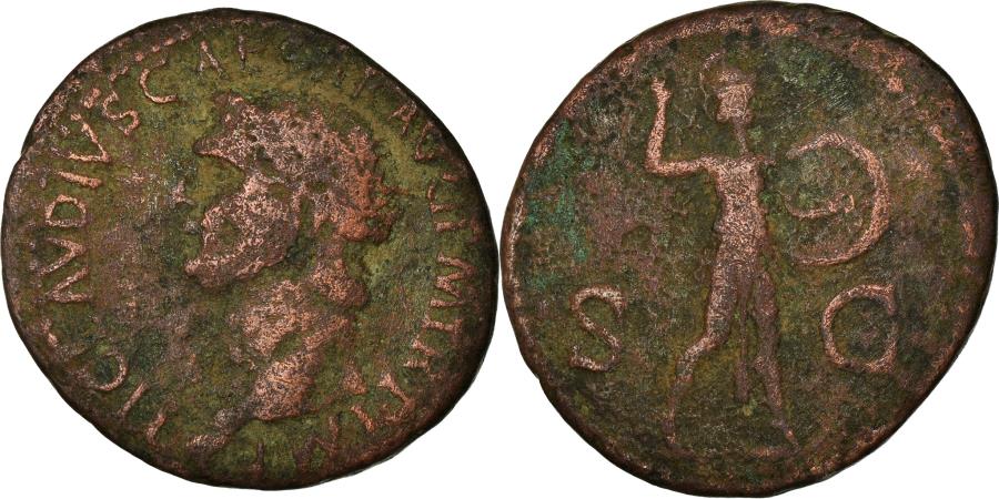 Coin, Claudius, As, 42-43, Rome, , Bronze, RIC:116 | Roman Imperial Coins