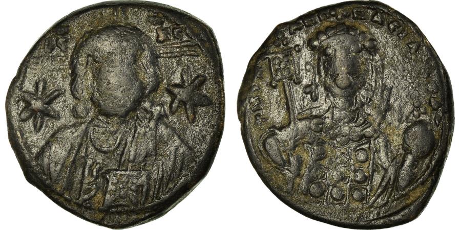 Coin, Michael VII, Follis, 1071-1078, Constantinople, , Copper