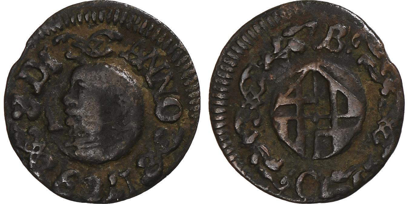 Coin, Spain, Charles III, Ardite, 1709, Barcelona, , Copper, KM:PT4
