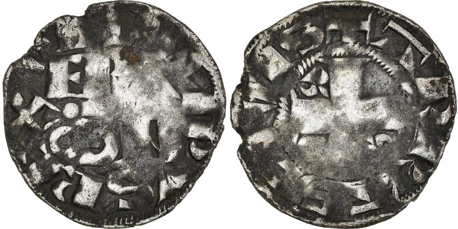 Coin, France, Philippe II, Denier Parisis, Arras, , Silver | European Coins
