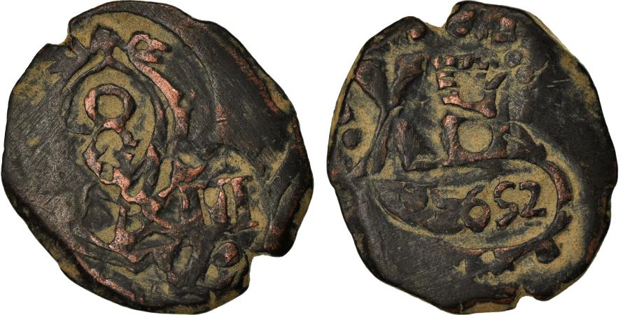 Coin, Spain, Philip IV, 8 Maravedis, 1652, , Copper | European Coins