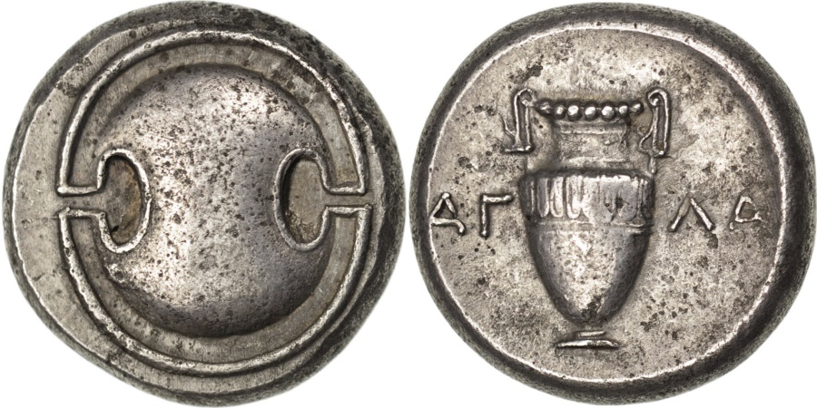 Boeotia, Thèbes, Stater, Thebes, , Silver, 12.15 | Greek Coins