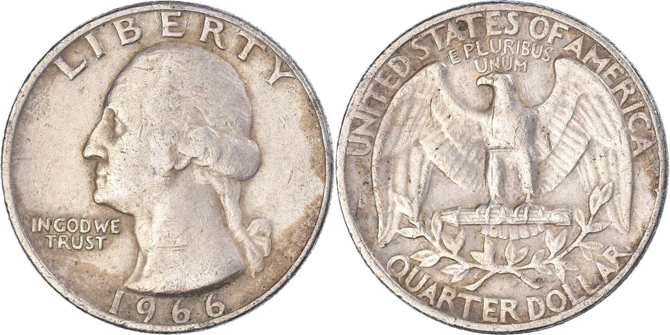Coin, United States, Quarter, 1966 | Quarters