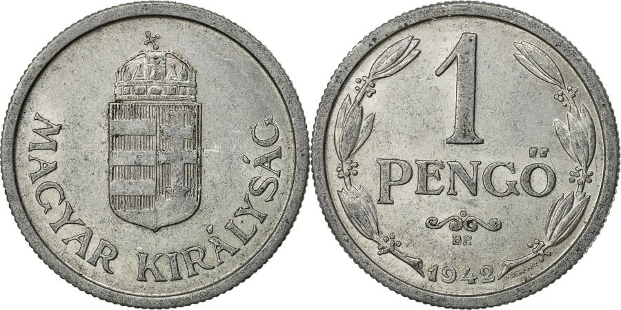 Hungary, Pengo, 1942, Budapest, , Aluminum, KM:521 | European Coins