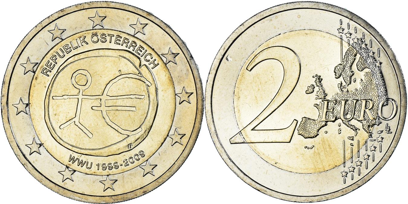 Austria, 2 Euro, WWU, 2009, , Bi-Metallic, KM:3175 | European Coins