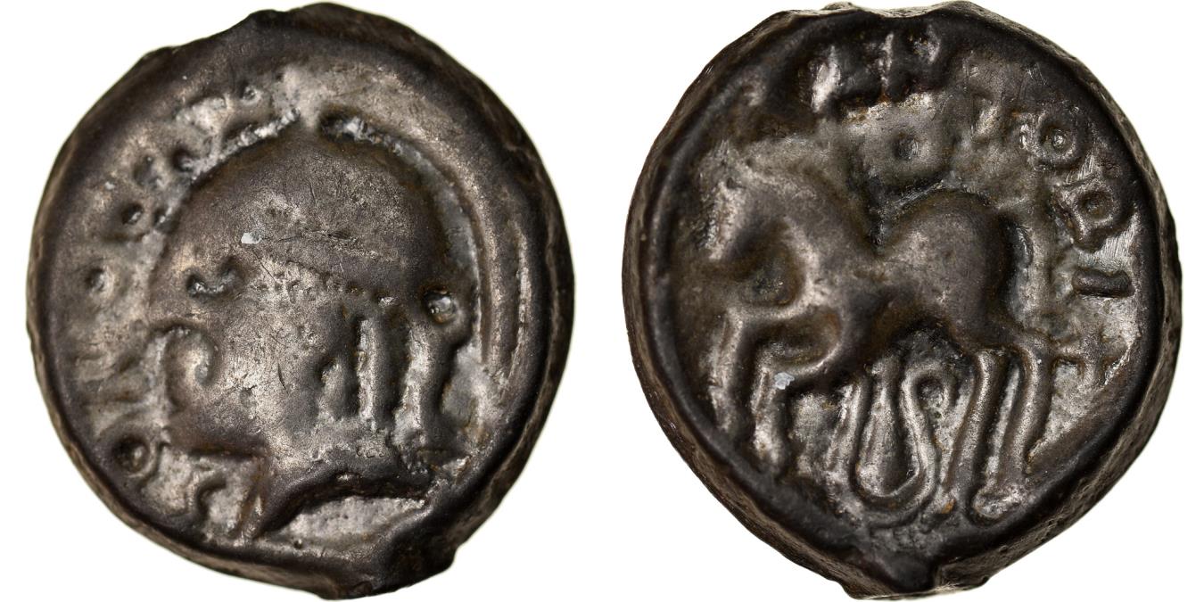 Coin, Sequani, Potin, Besançon, , Potin, Delestrée:3259 | Celtic Coins