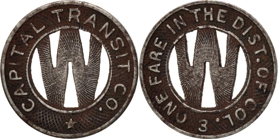 United States, Washington D.C., Capital Transit Co., Token | Tokens ...