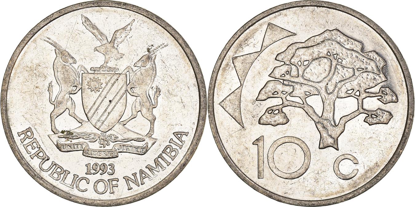 Coin, Namibia, 10 Cents, 1993 | African Coins