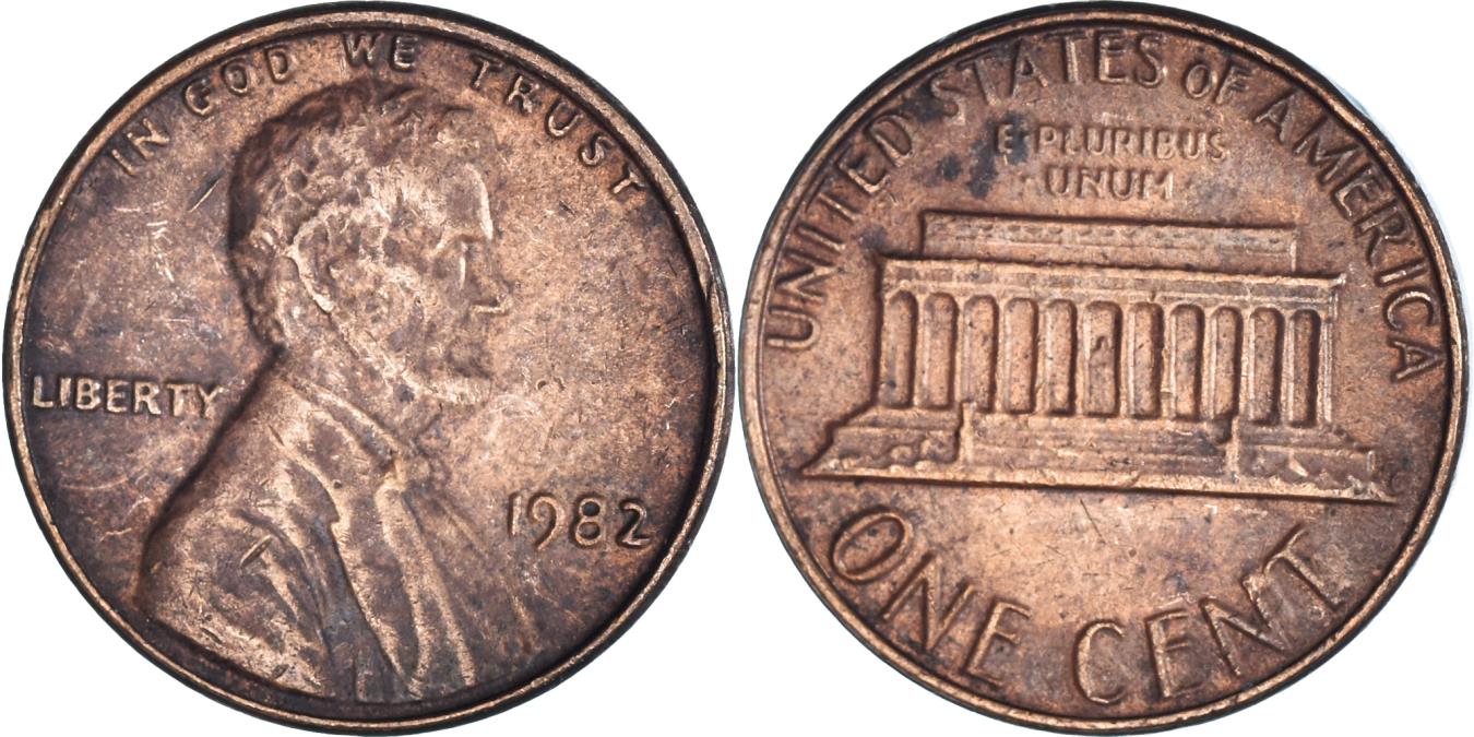 Coin, United States, Cent, 1982 | Small Cents