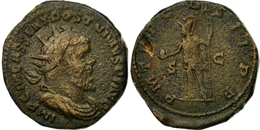 Coin, Postumus, Double Sestertius, 261, Trier or Cologne, , Copper
