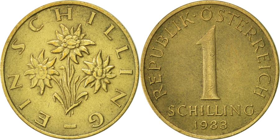 Austria, Schilling, 1983, , Aluminum-Bronze, KM:2886 | European Coins