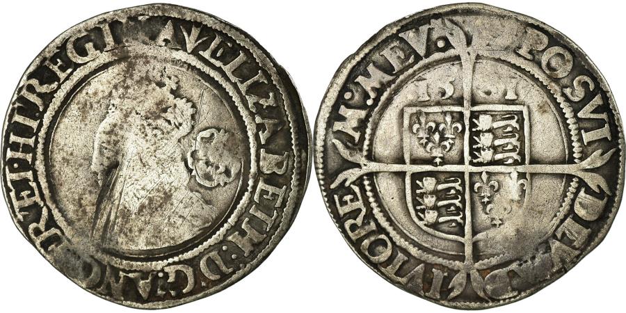 Coin, Great Britain, Elizabeth I, 6 Pence, 1561, , Silver | European Coins