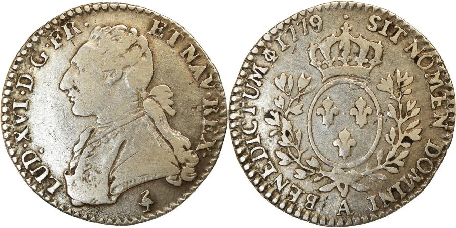Coin, France, Louis XVI, 1/10 Écu, 12 Sols, 1/10 ECU, 1779, Paris,