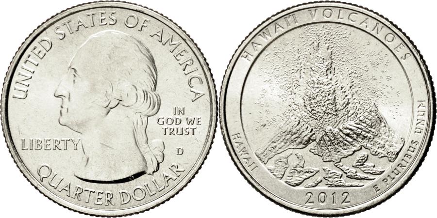 Coin, United States, Quarter, 2012, U.S. Mint, Dahlonega, | Quarters