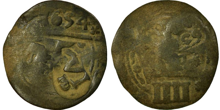 Coin, Spain, Philip IV, 6 Maravedis, 1654, Madrid, , Copper | European ...