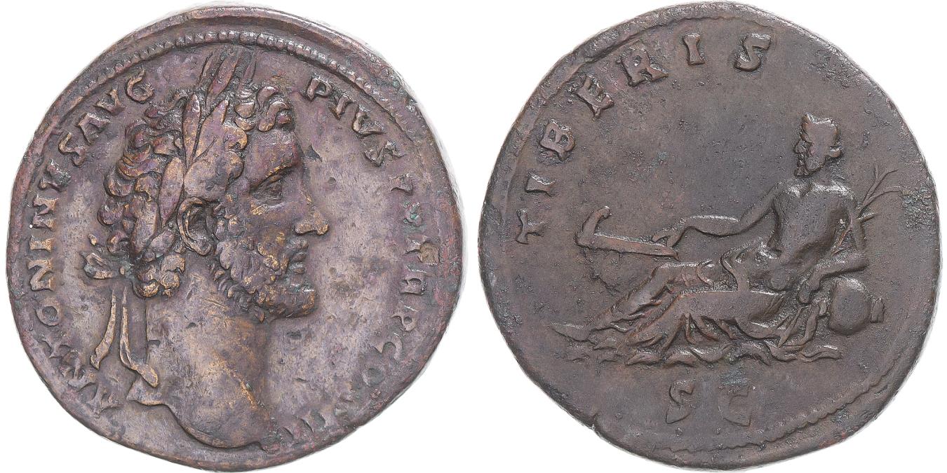 Coin, Antoninus Pius, Sestertius, 140-144, Rome, , Bronze, RIC:642a