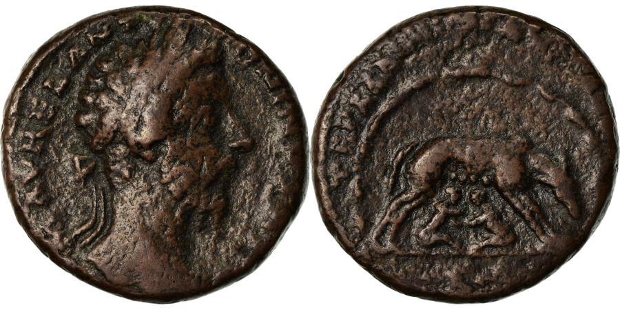 Coin, Marcus Aurelius, As, 180, Rome, , Bronze, RIC:1247 | Roman ...