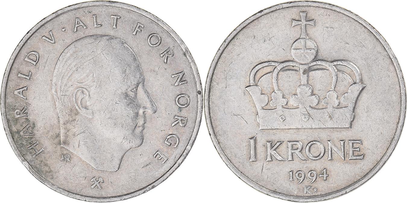 Coin, Norway, Krone, 1994 | European Coins