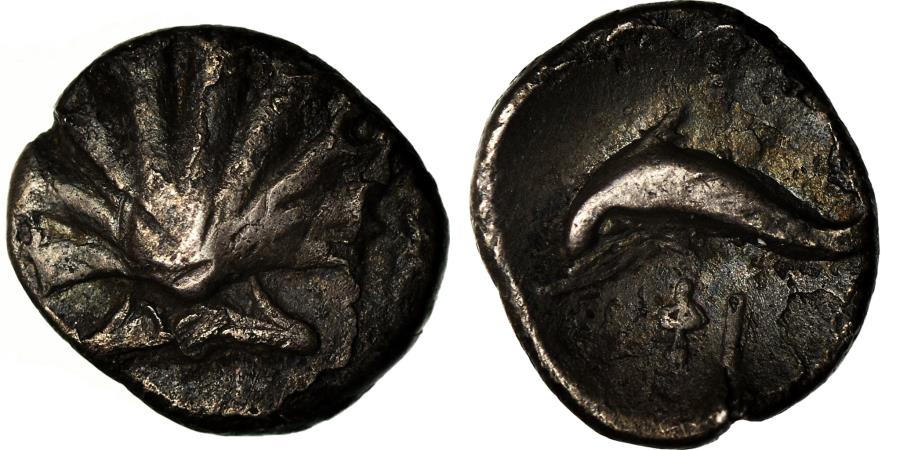 Coin, Calabria, Tarentum, Litra, 325-280 BC, , Silver, HN Italy:979