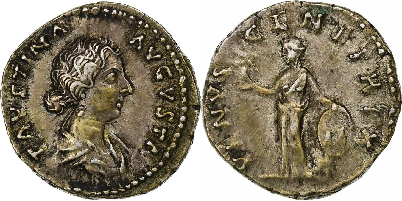 Faustina II, Denarius, 161-176, Rome, Silver, , RIC:734 | Roman ...