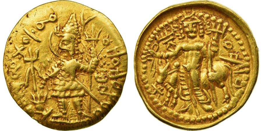 Coin, Kushan Empire, Vasu Deva (190-230), Vasu Deva, Kushans, Stater ...