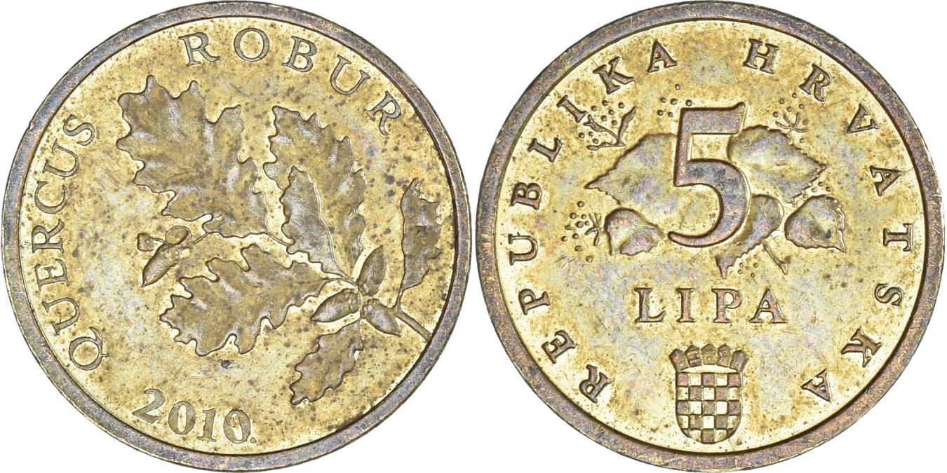 Coin, Croatia, 5 Lipa, 2010 | European Coins