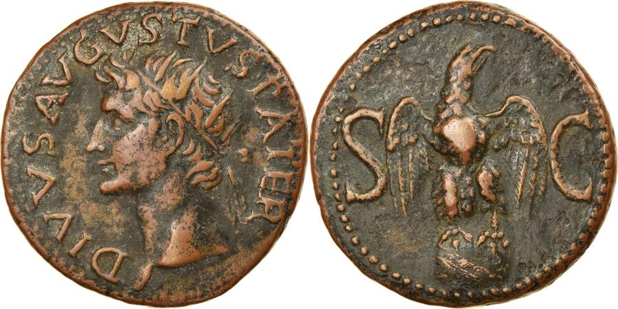Coin, Divus Augustus, Dupondius, 34-37, Rome, , Bronze, RIC:82