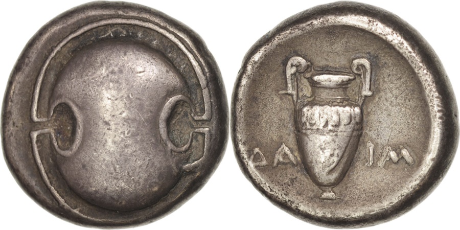 Boeotia, Thebes, Stater, , Silver, SNG Cop:323 | Greek Coins